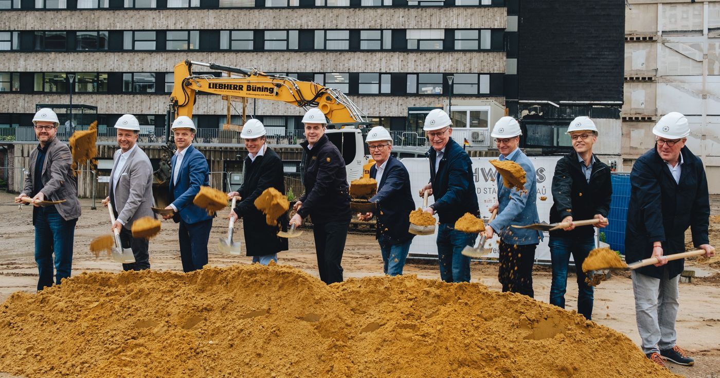Spatenstich in Borken: Klinikum Westmünsterland
